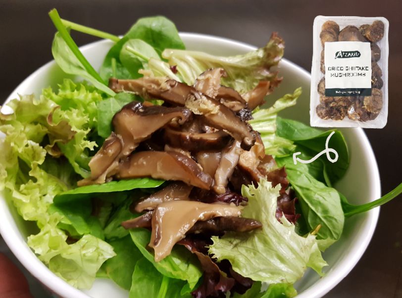 ΣΑΛΑΤΑ ΜΕ ΜΑΡΙΝΑΡΙΣΜΕΝΑ SHIITAKE – Learn to Wok